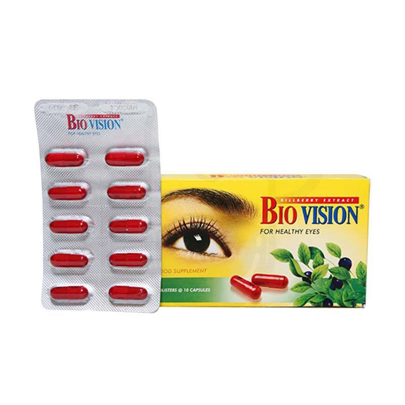 Jual BIO VISION CAP 10S/VITAMIN UNTUK MATA/MEMELIHARA KESEHATAN MATA ...