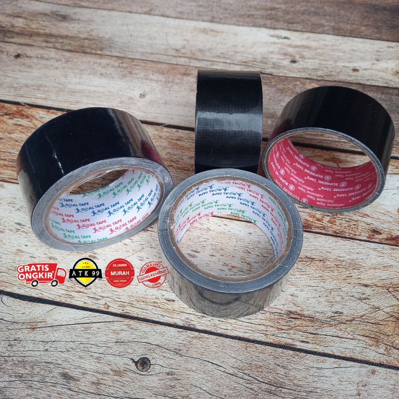 Jual Lakban JILID kain/lakban Hitam 45mm/CLOTH TAPE/lakban kain ...