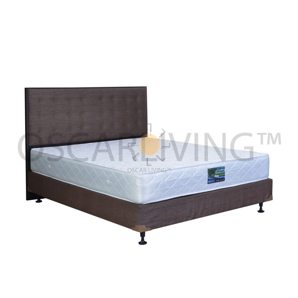 Jual Valeo Superkoil Tebal 24CM Kasur Spring Bed SET NYC [Fullset ...