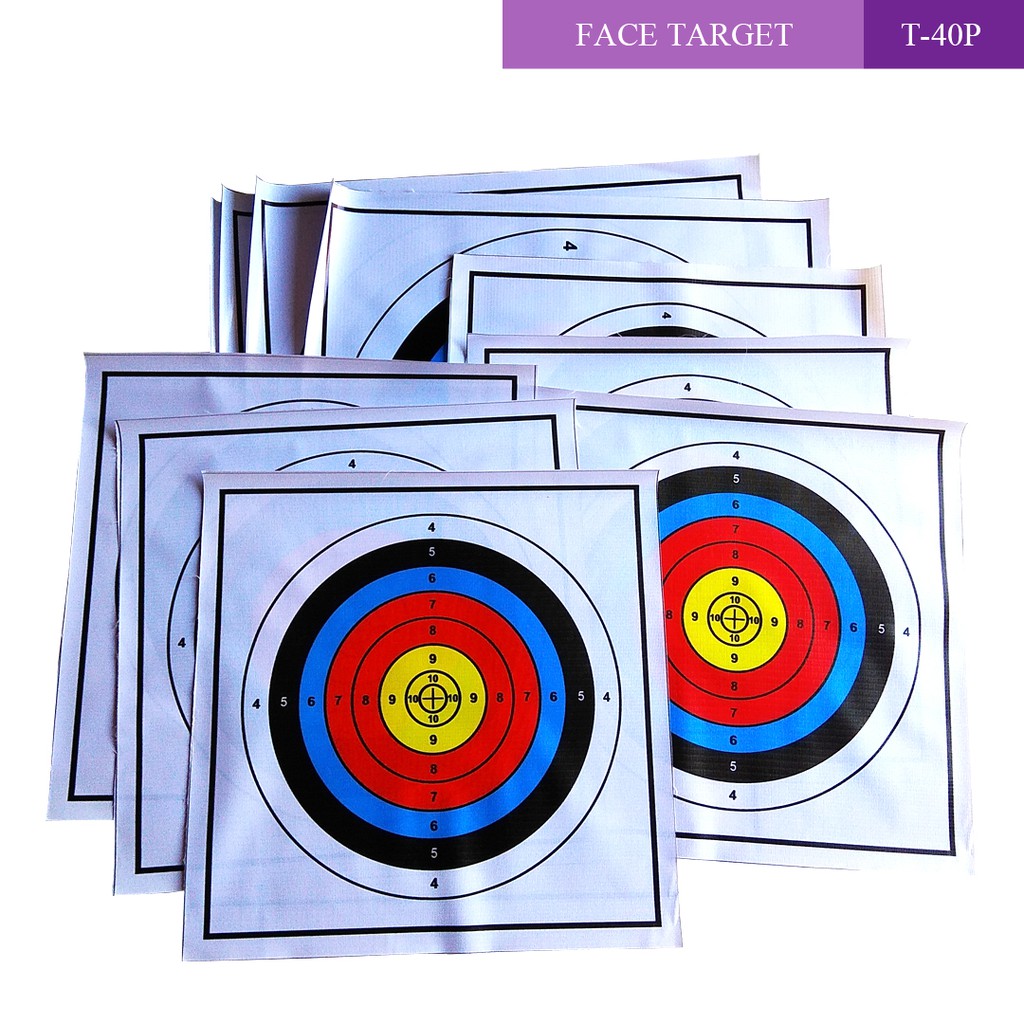 Jual Face Target Panahan 40x40cm Target Face Flexi / Target Face ...