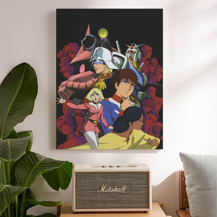 Jual "Char Aznable & Amuro Ray" Poster Kayu (30x22) | Shopee Indonesia