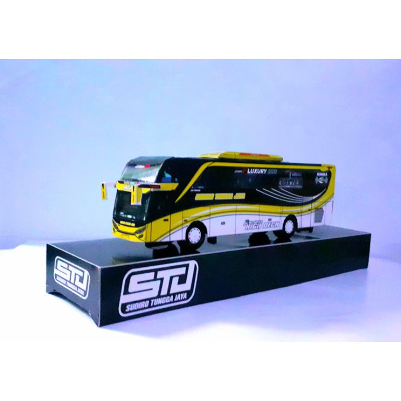 Jual Miniatur Papercraft Bus STJ ( Sudiro tungga jaya ) | Shopee Indonesia