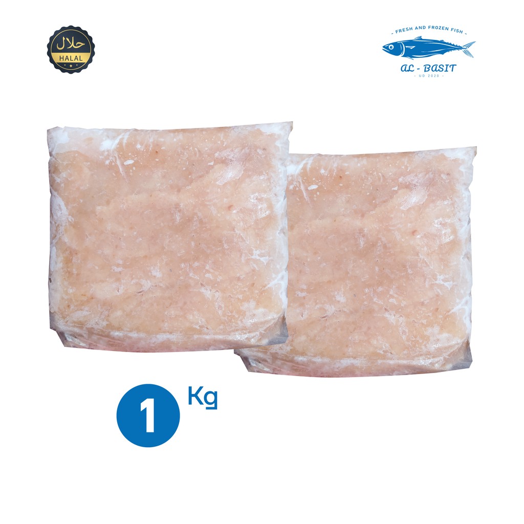 Jual Ikan Tenggiri Giling Super 1 Kg - Al Basit | Shopee Indonesia