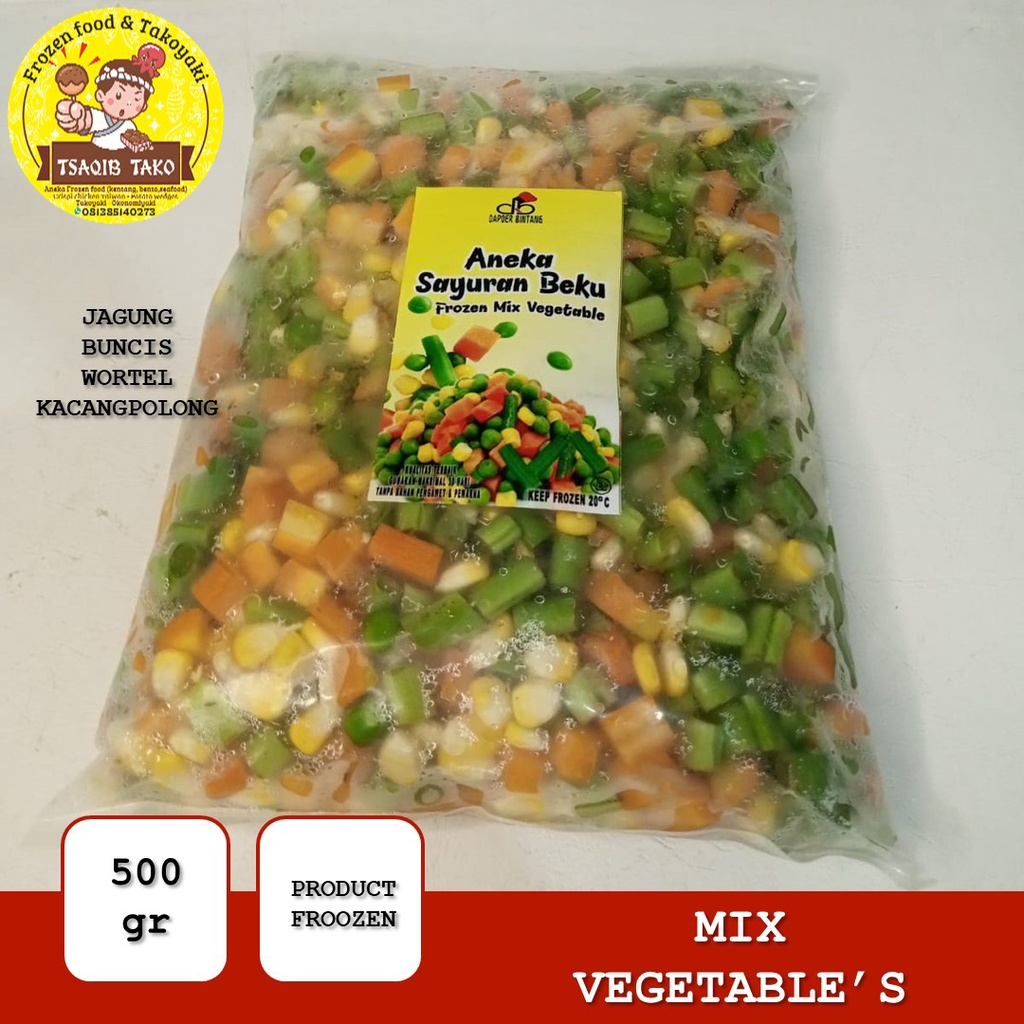Jual PROMO Vegetable Mix 4 Way (Jagung,Kacang Polong,Wortel,Buncis ...