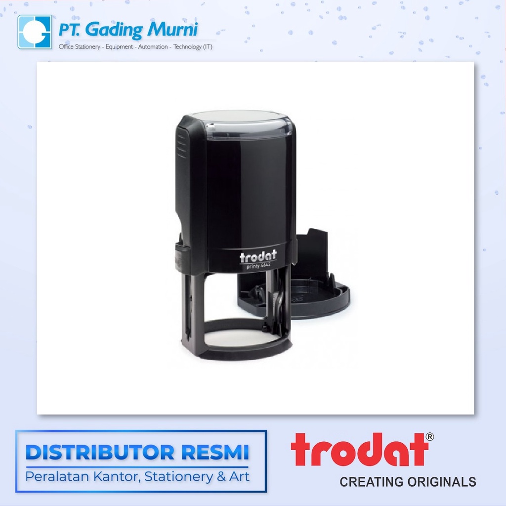 Jual TRODAT STEMPEL PESANAN 4642 ( DIAMETER 42 mm ) | Shopee Indonesia