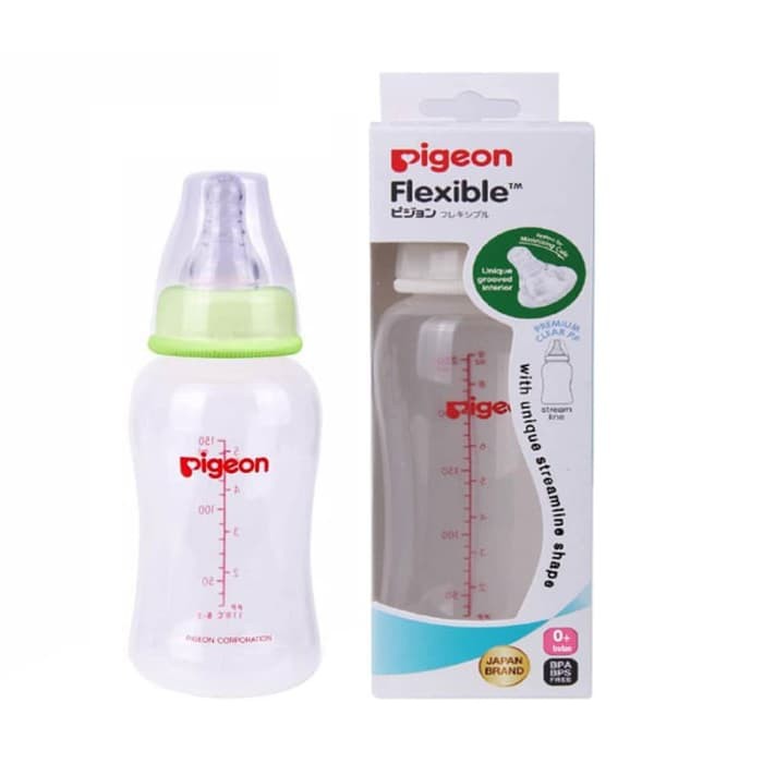 Jual PIGEON BOTOL SUSU PP CLEAR STREAMLINE 150ML | Shopee Indonesia