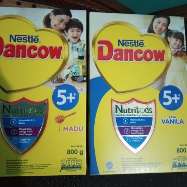 Jual Dancow 5+ rasa madu dan vanilla 800gr | Shopee Indonesia