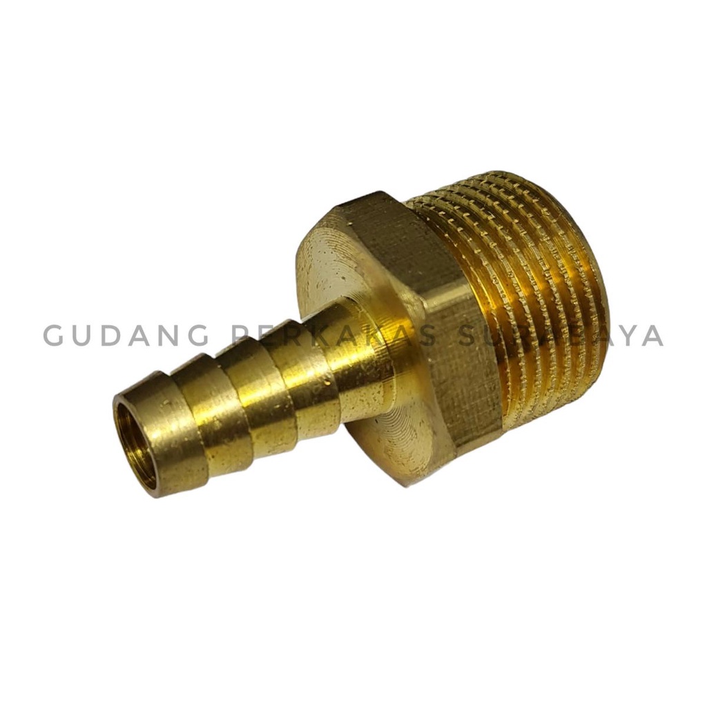 Jual NAPLE SELANG DRAT LUAR 1/4 SAMBUNGAN SELANG NEPEL SELANG DRAT PIPA ...