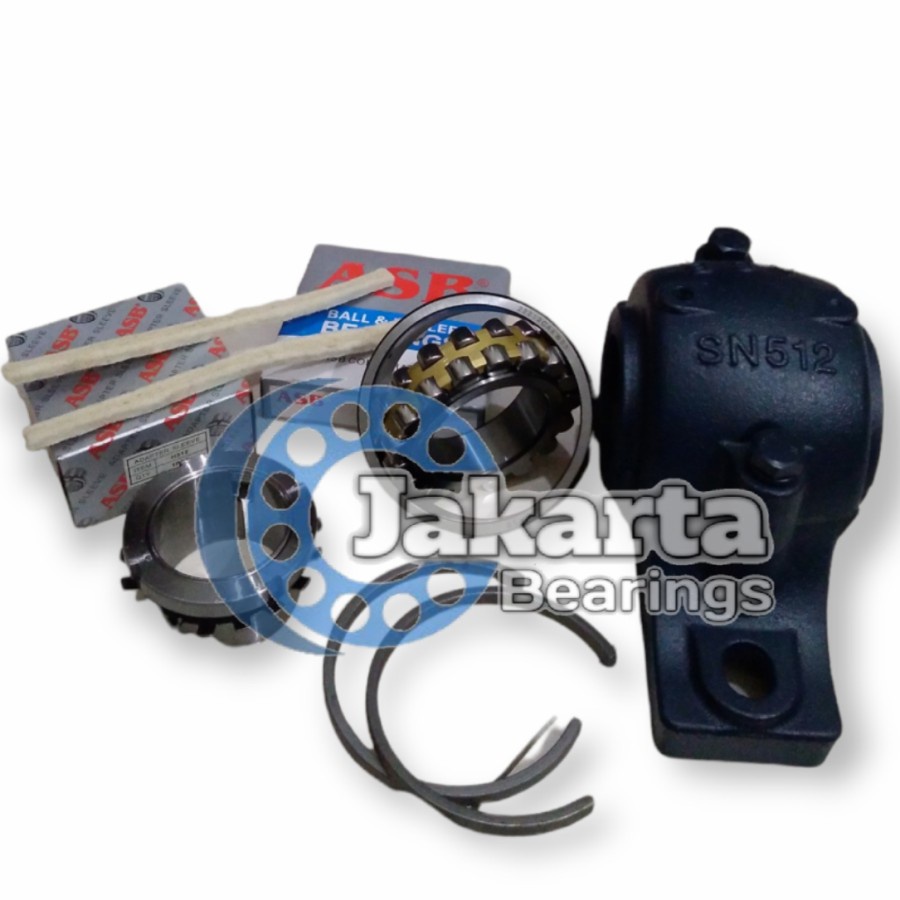 Jual PLUMMER BLOCK SET SN511 / SN 511 - BEARING 22211 K - ADAPTER H 311 MERK ASB | Shopee Indonesia