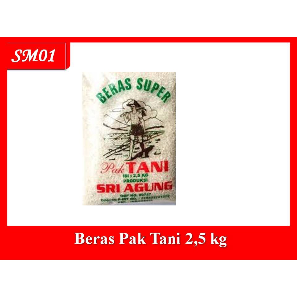 Jual Sembako - Beras Pak Tani 2,5 KG | Shopee Indonesia