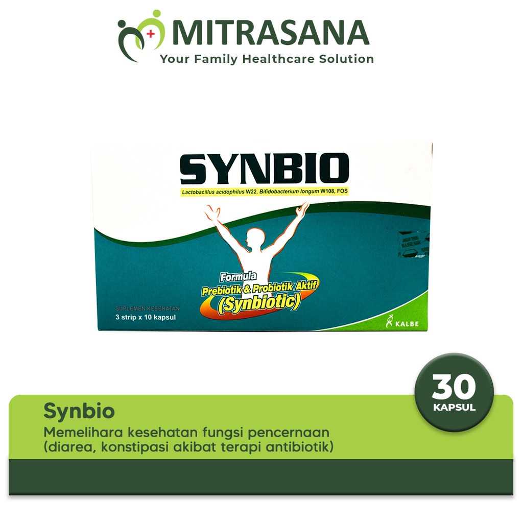 Jual Synbio 30 Kapsul - Menjaga Kesehatan Saluran Cerna | Shopee Indonesia Jual Synbio 30 Kapsul - Menjaga Kesehatan Saluran Cerna | Shopee Indonesia