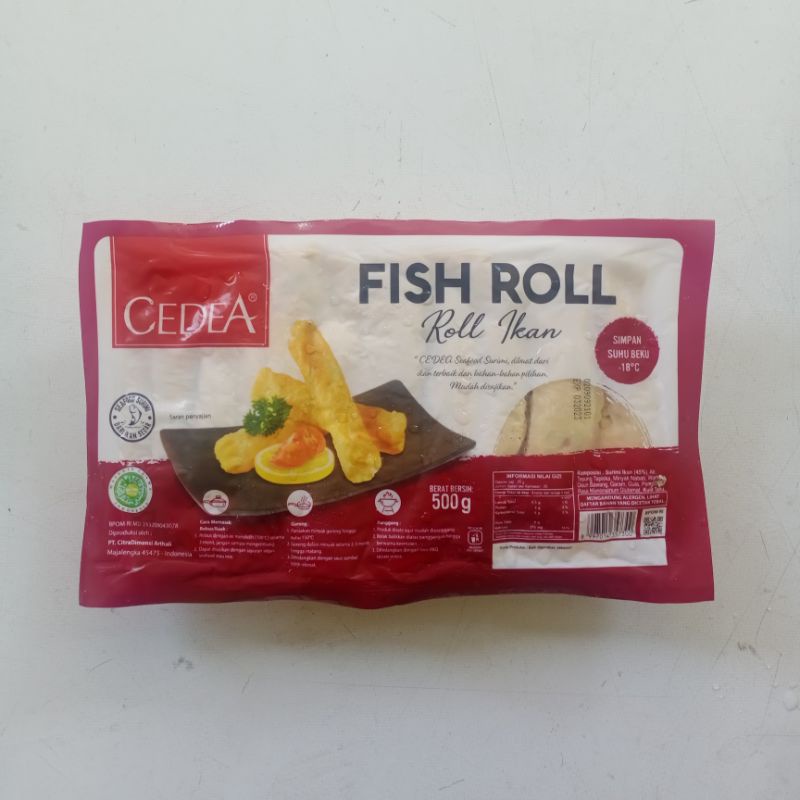 Jual Seafood Cedea fish roll 500gr olahan ikan Row Roll | Shopee Indonesia