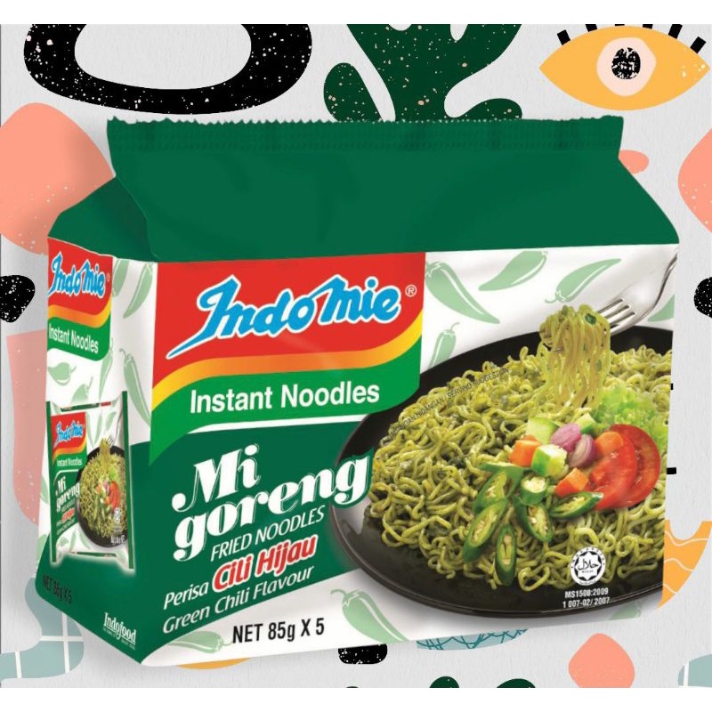 Jual Limited Indomie Mi Goreng Cili Hijau Export Malaysia | Shopee ...