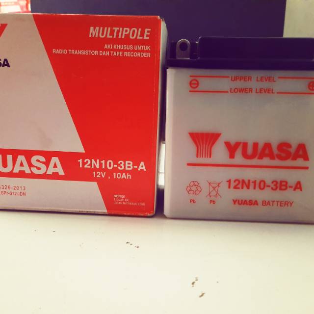 Jual Aki Yuasa Multipole 12V 10Ah | Shopee Indonesia