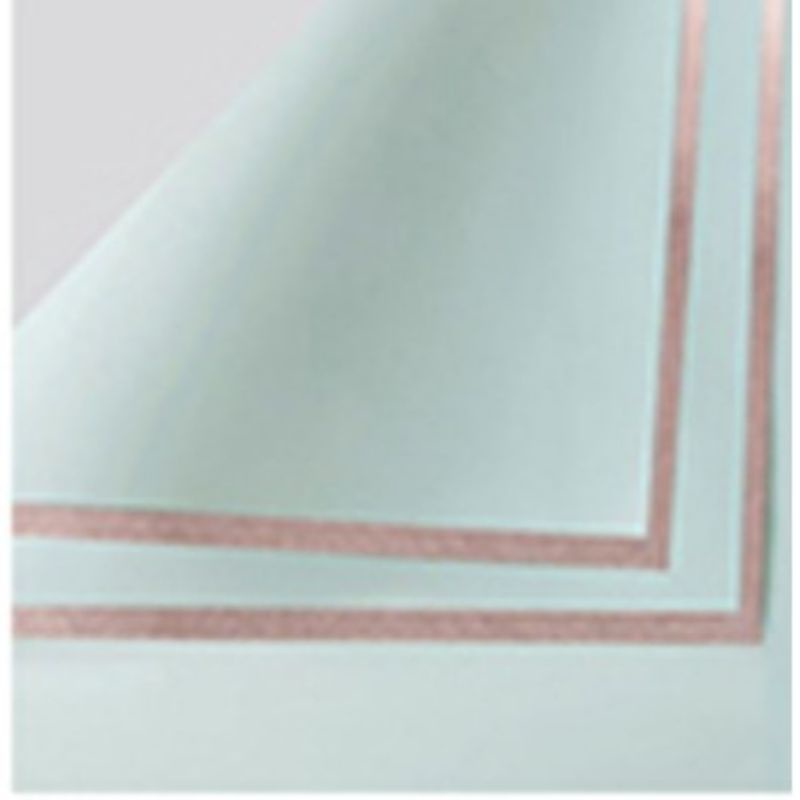 Jual 20 LEMBAR KERTAS CELLOPHANE FRAME GOLD/ KERTAS WRAPPING BUKET ...