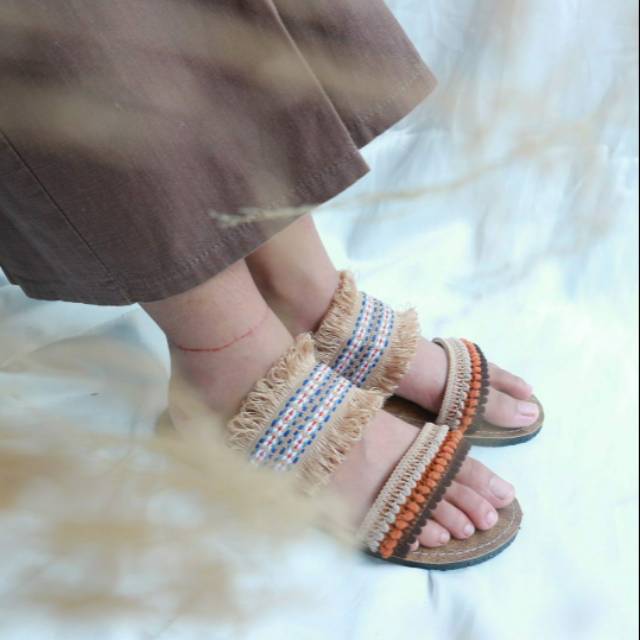 Jual Sandal wanita / Boho / Bohemian / Sandal Pantai / sandal santai ...