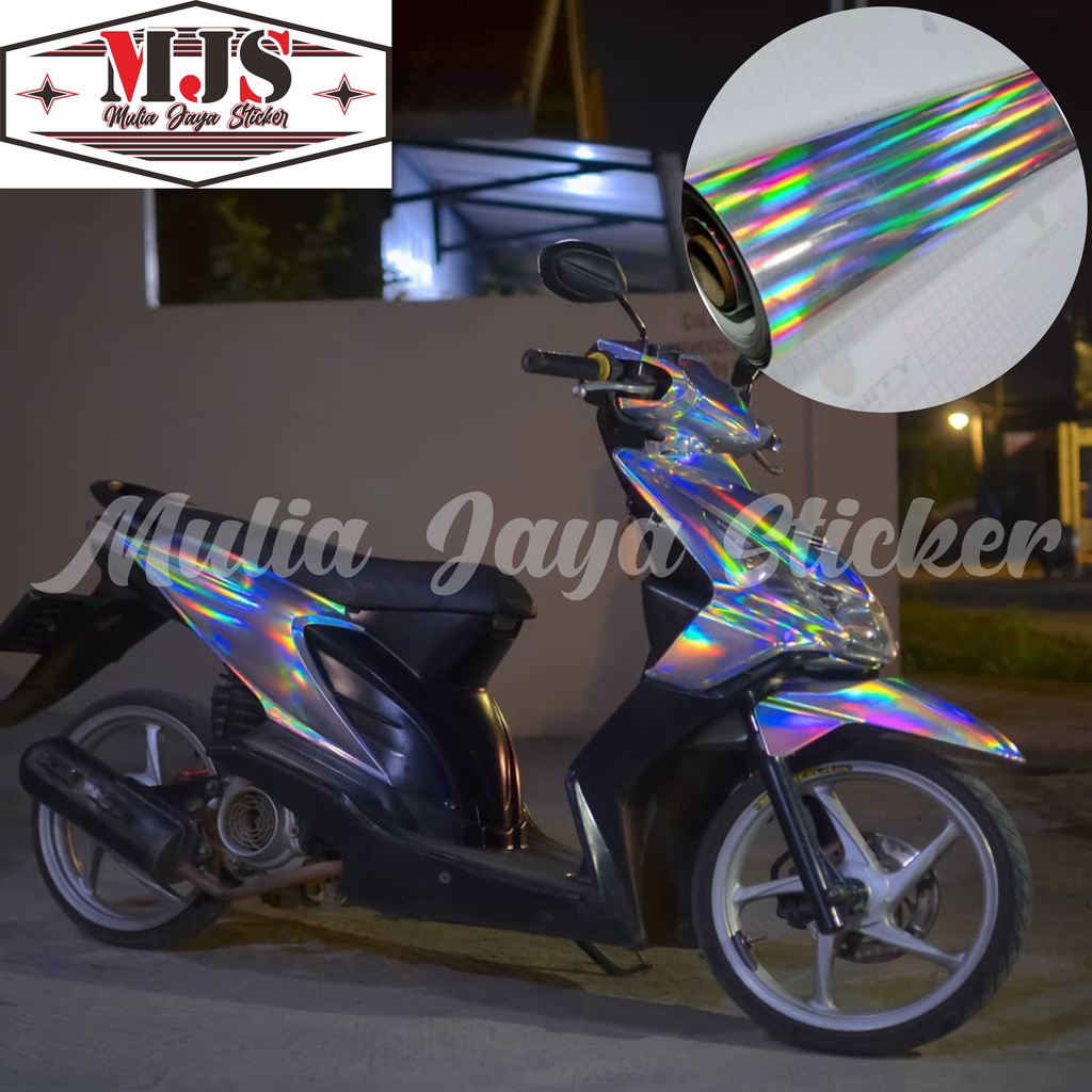 Jual stiker hologram/skotlet motor/mobil/sticker hologramm laser efek ...