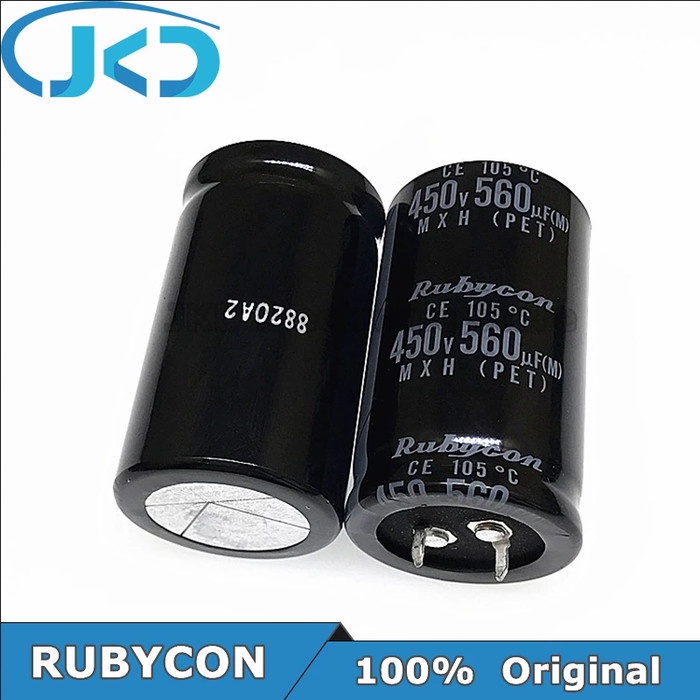Jual ORIGINAL RUBYCON Elko 560uF 400V Kapasitor Elco Audio Trafo Las 105C | Shopee Indonesia