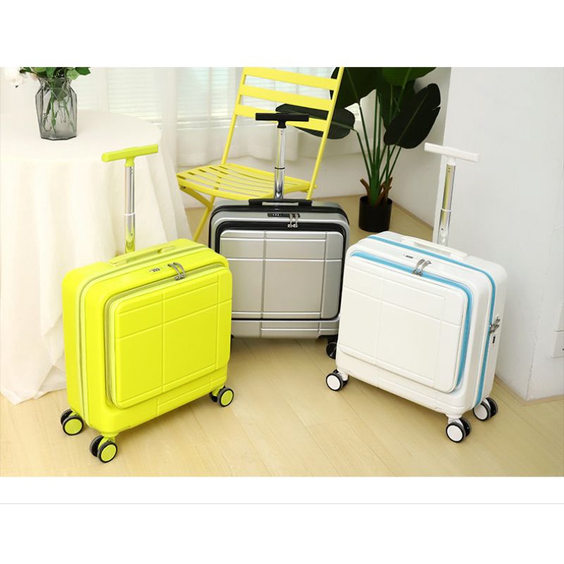 Jual koper mini kecil hardcase 18inci untuk travel baju dokumen roda ...