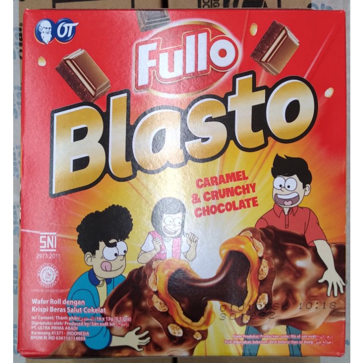 Jual Fullo Wafer Blasto Coklat Caramel | Shopee Indonesia