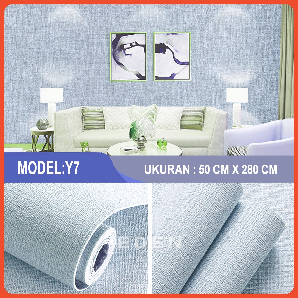Jual Wallpaper Dinding Linen Roll Walpaper Dinding Stiker Dekorasi ...