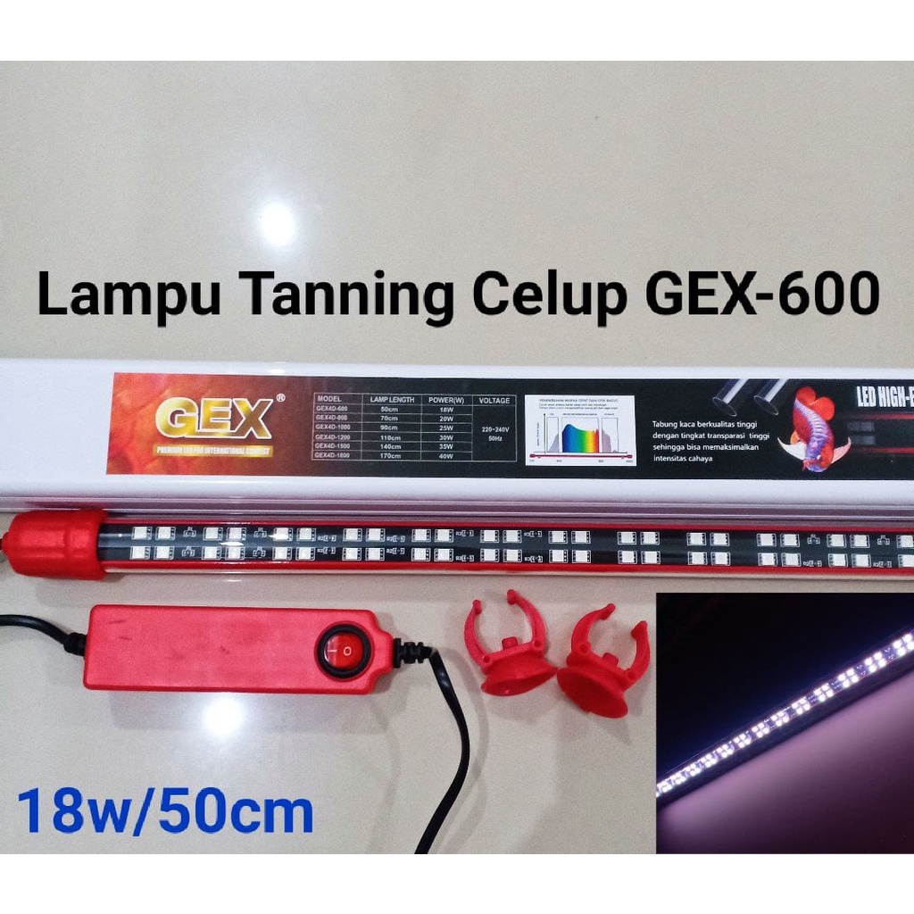Jual LAMPU TANNING SAKKAI PRO GEX 4D-600 / SAKKAI PRO GEX 4D-800 / LAMPU TANNING ARWANA 16000 ...
