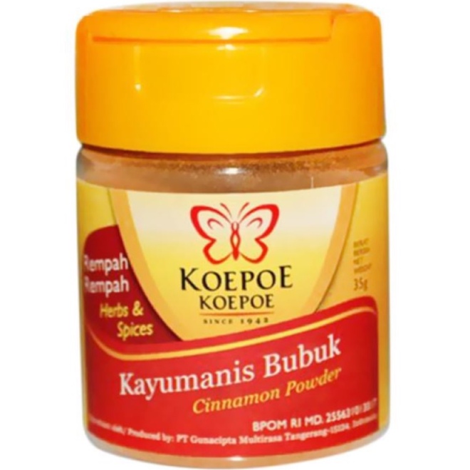 Jual Koepoe Kayumanis Bubuk 35gr Koepoe-Koepoe Cinnamon Powder Kayu ...