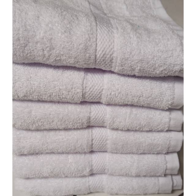 Jual HANDUK PUTIH UK 35X80 | Shopee Indonesia