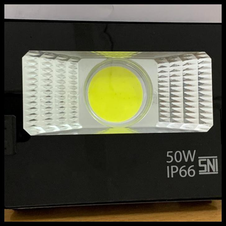Jual Lampu Sorot Led Floodlight 50W 50 Watt Mata Cob Bulat | Shopee ...