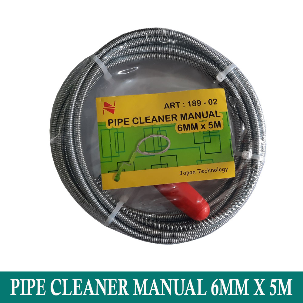 Jual Pipe Cleaner 5 M Alat Pembersih Pipa Tersumbat MANUAL NANKAI 6mm x 5 meter | Shopee Indonesia