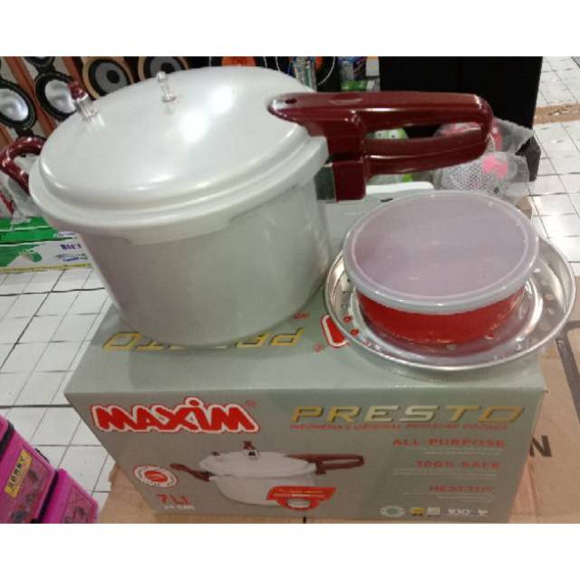 Jual Presto Maxim Pressure Cooker Maxim Kapasitas 7 Liter | Shopee Indonesia