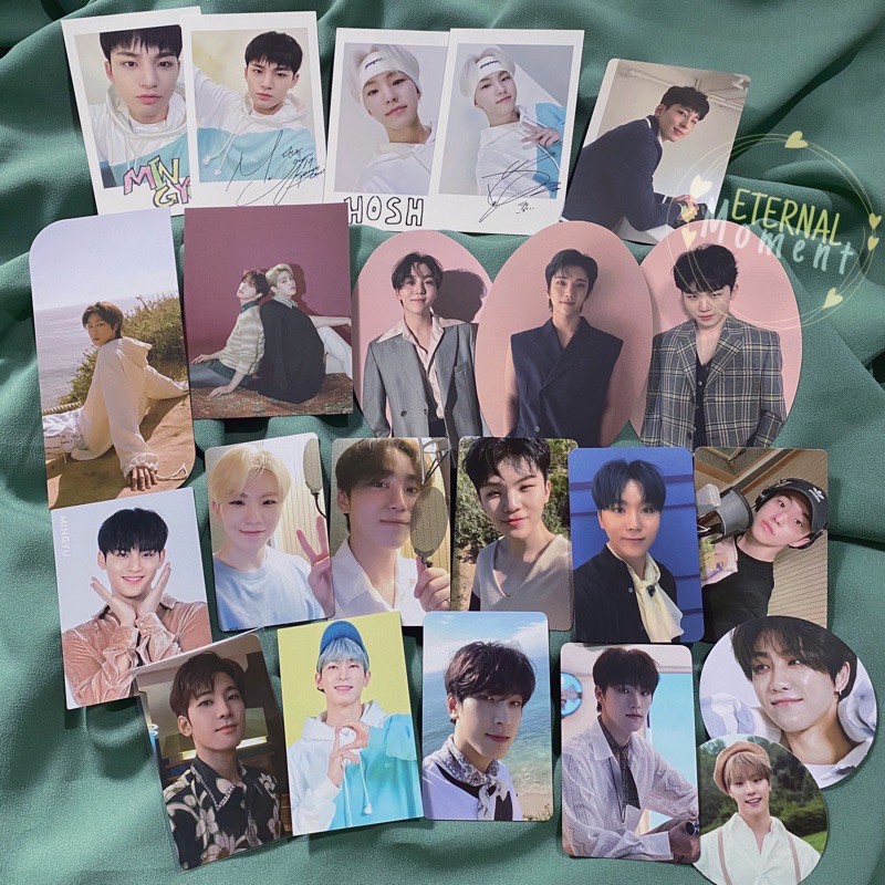 Jual PART 2 SEVENTEEN PHOTOCARD TC MINICARD OVAL CIRCLE CARD WONWOO WOOZI SCOUPS MINGYU benefit ...