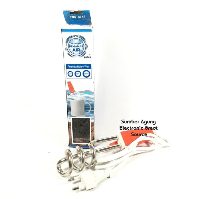 Jual Element Pemanas Air 600W INTRA Gelas Ember Water Heater Portable ...
