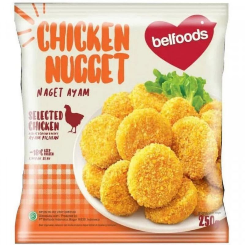 Jual BELFOODS CHICKEN NUGGET 250GR | Shopee Indonesia