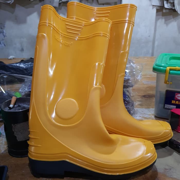 Jual sepatu boot safety merk wing on | Shopee Indonesia