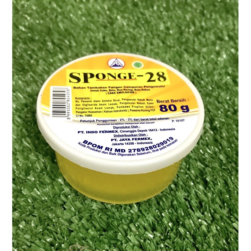 Jual Sponge 28 Cake Emulsifier/Pengemulsi kue 80gr | Shopee Indonesia