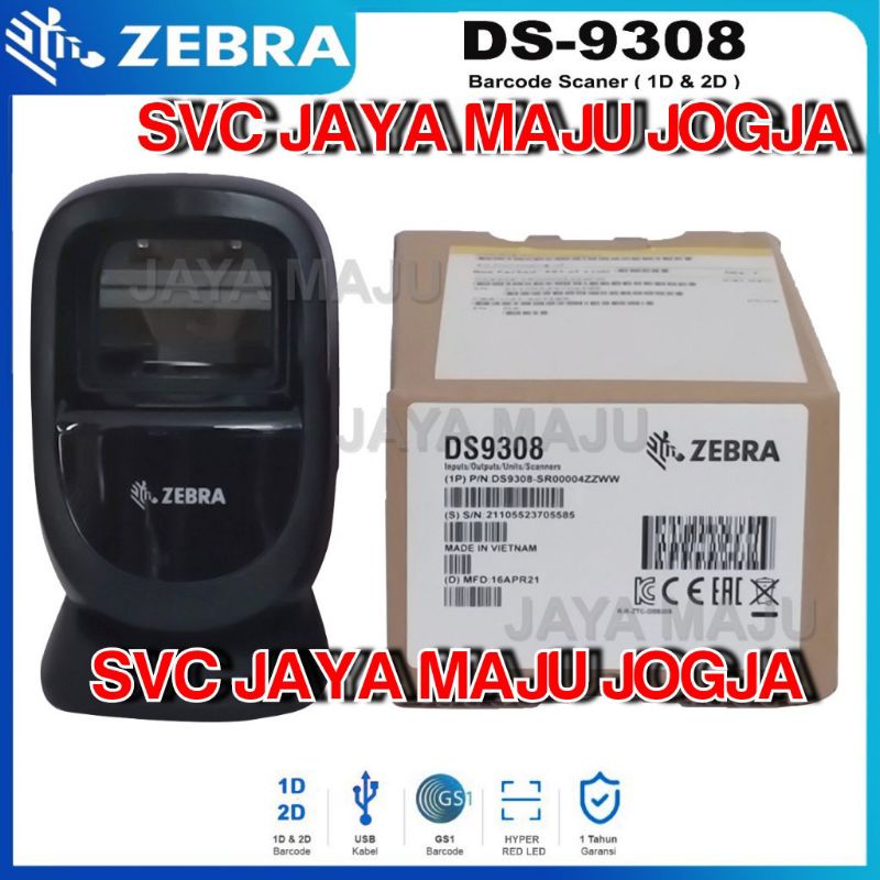 Jual ZEBRA DS 9308 - 2D 1D - USB // PS2 PS/2 // SERIAL || BARCODE ...