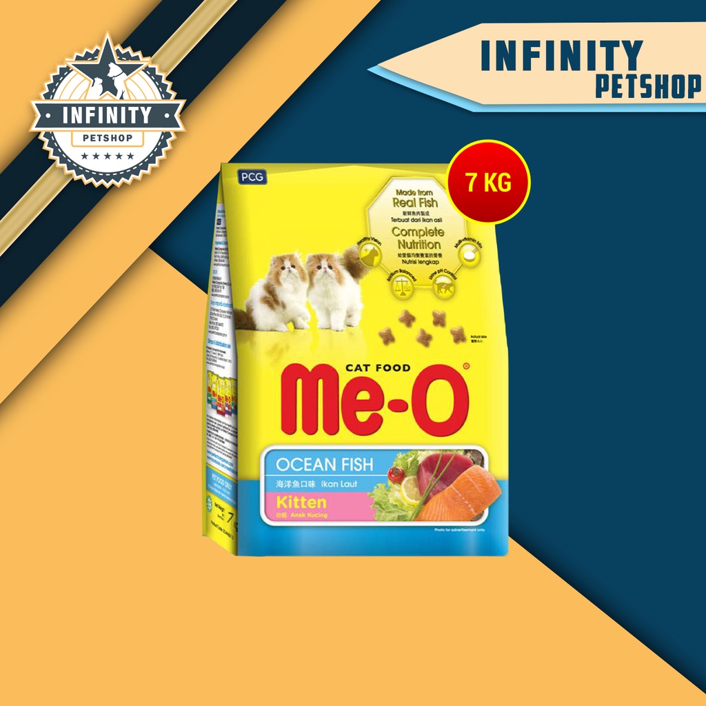 Jual Makanan Kucing Kering Me-O Cat Food Me o Meo Kitten Ocean Fish 7 ...