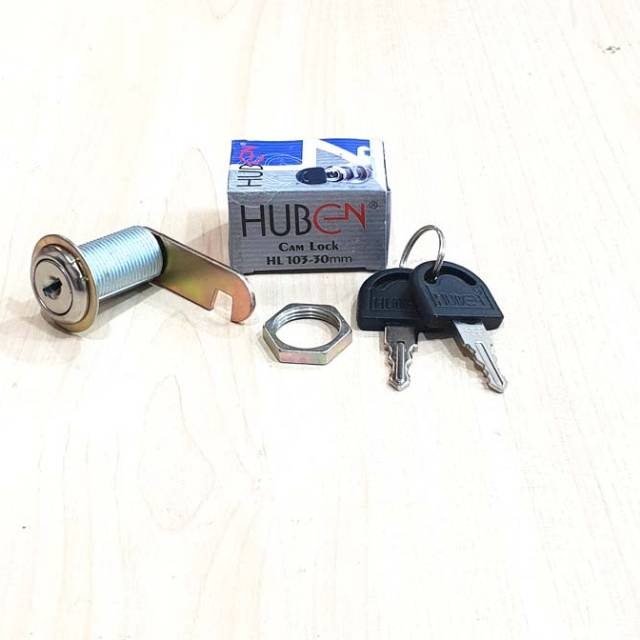 Jual Cam lock huben 103 30mm atau kunci loker besi atau kunci loker kait | Shopee Indonesia