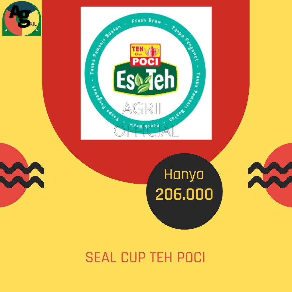 Jual Plastik Seal Original Penutup Cup Sealer Tutup Gelas Plastik Press ...