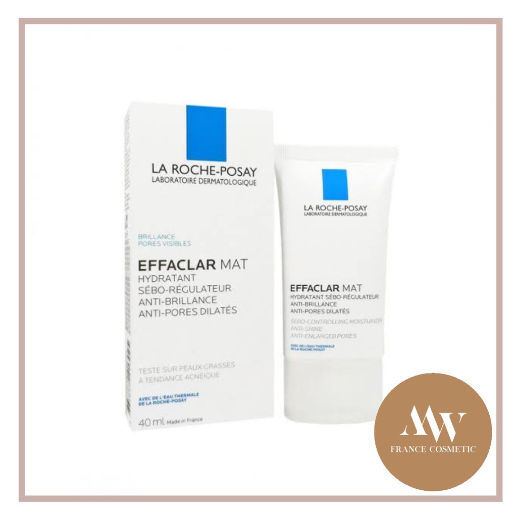 Jual La roche posay Effaclar Matt Sebum Regulating Moisturizer | Shopee ...