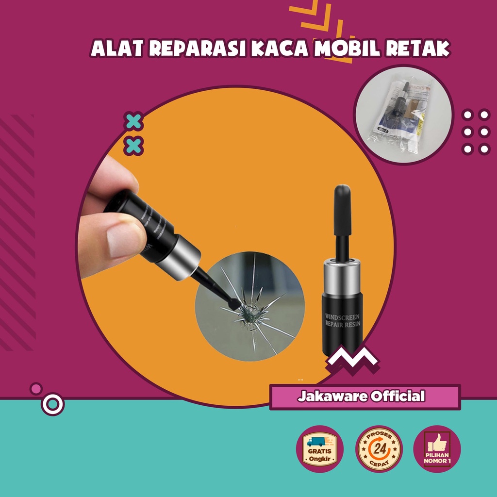 Jual ALAT REPARASI KACA MOBIL RETAK CAR WINDOW CRACK REPAIR LEM ...