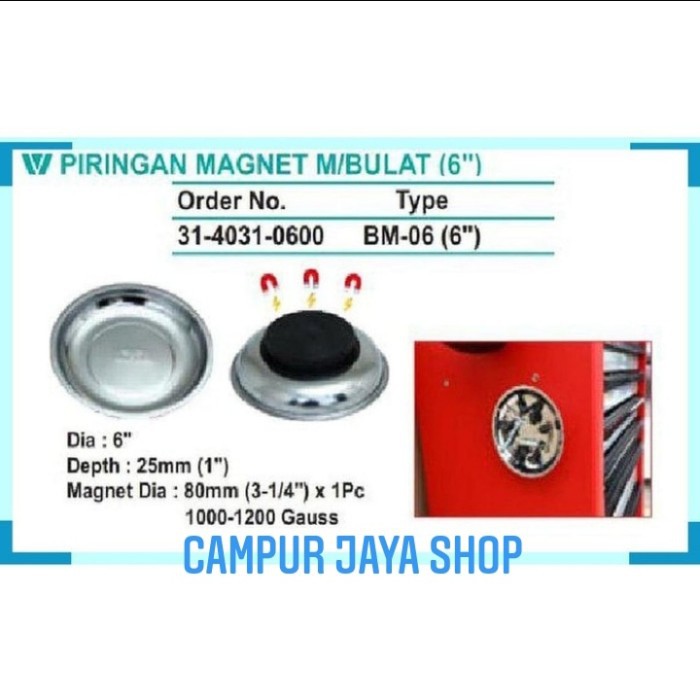 Jual Nampan Magnet 6 Inchi Wipro/Magnetic Tray/Mangkok Magnet | Shopee ...