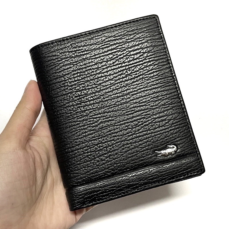 Jual dompet pendek kulit asli pria/wanita berdiri buka buku CR | Shopee ...
