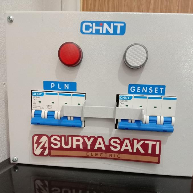 Jual Panel Interlock 3 Phase Chint 4P Switch Handel Ohm Saklar Pln ...