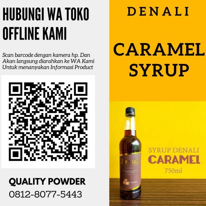 Jual Syrup Caramel Denali Minuman Kekinian Sirup Rasa Karamel Caffe