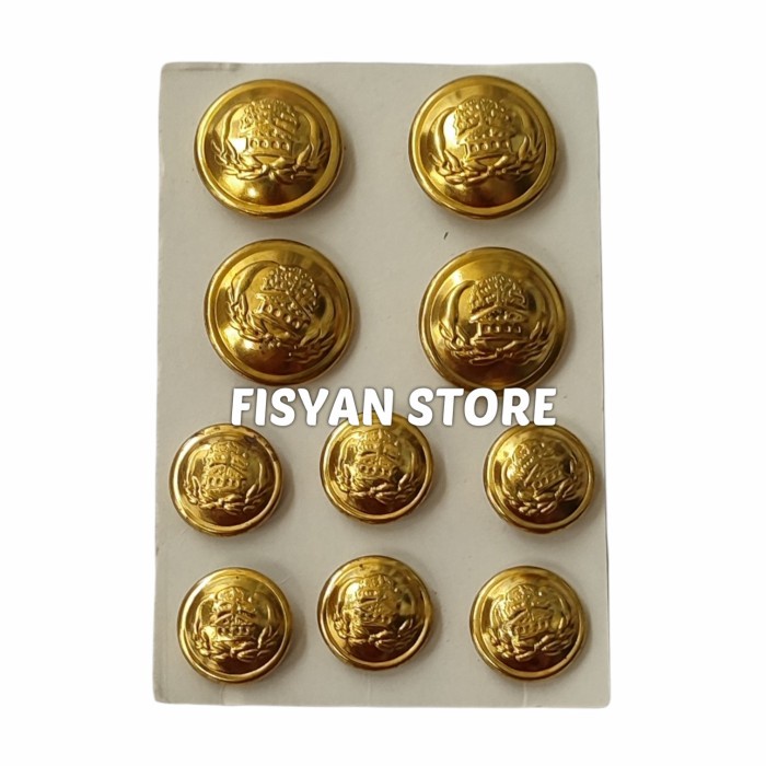 Jual Kancing PDU Korpri | Kancing PNS | Kancing ASN | Shopee Indonesia