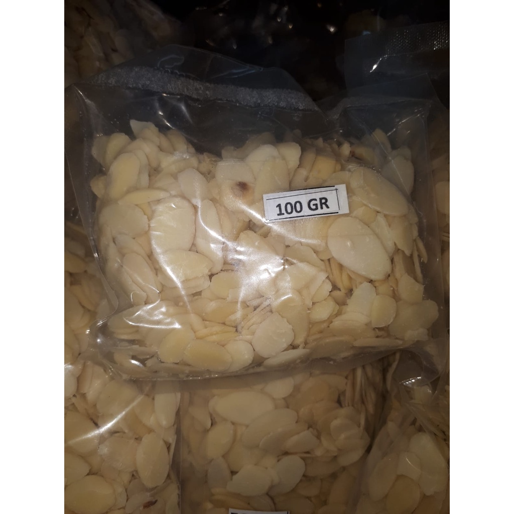 Jual Almond Slice repack 100gr | Shopee Indonesia
