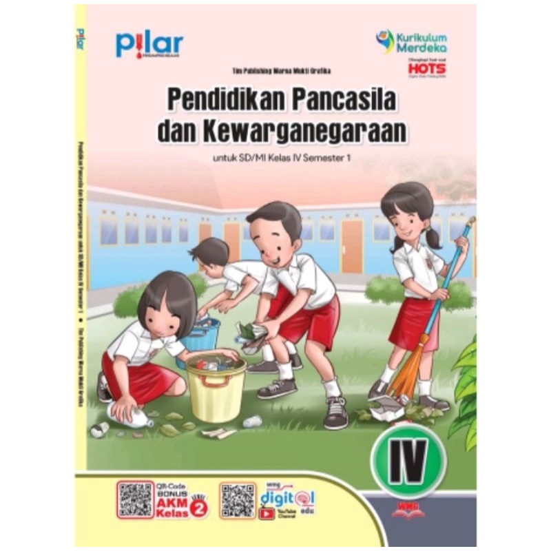 Jual Pilar Buku Pendidikan Pancasila dan Kewarganegaraan Kurikulum Merdeka SD/MI Kelas 4 ...