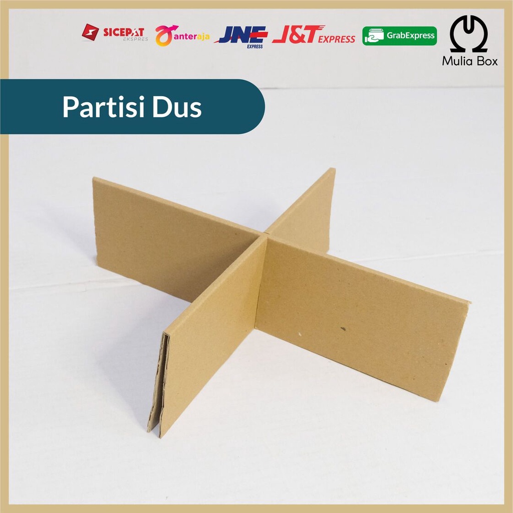 Jual Partisi Sekat Kardus 4 Toples Corrugated Box Packing Kirim Produk ...